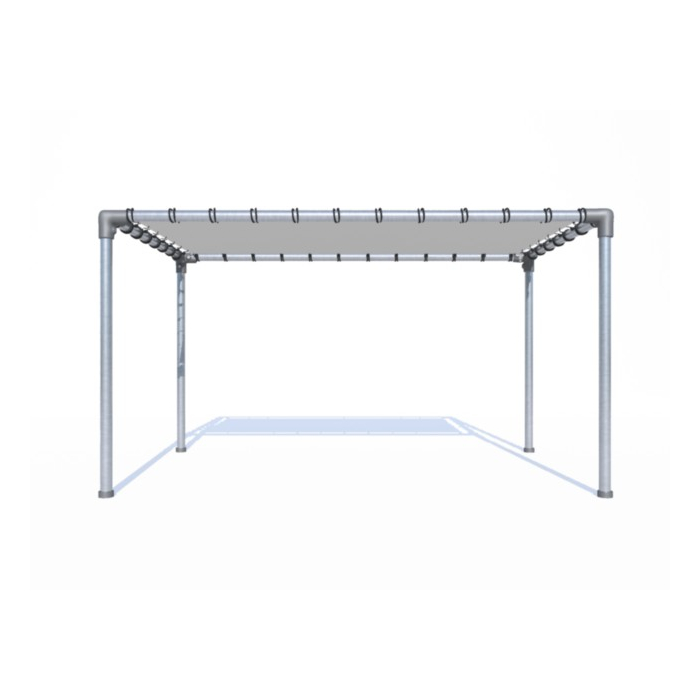 Tonnelle jardin - Pergola autoportant en aluminium de type tonnelle.