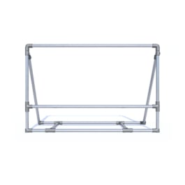 Panneau publicitaire mobile aluminium - Structure bâche tendue.